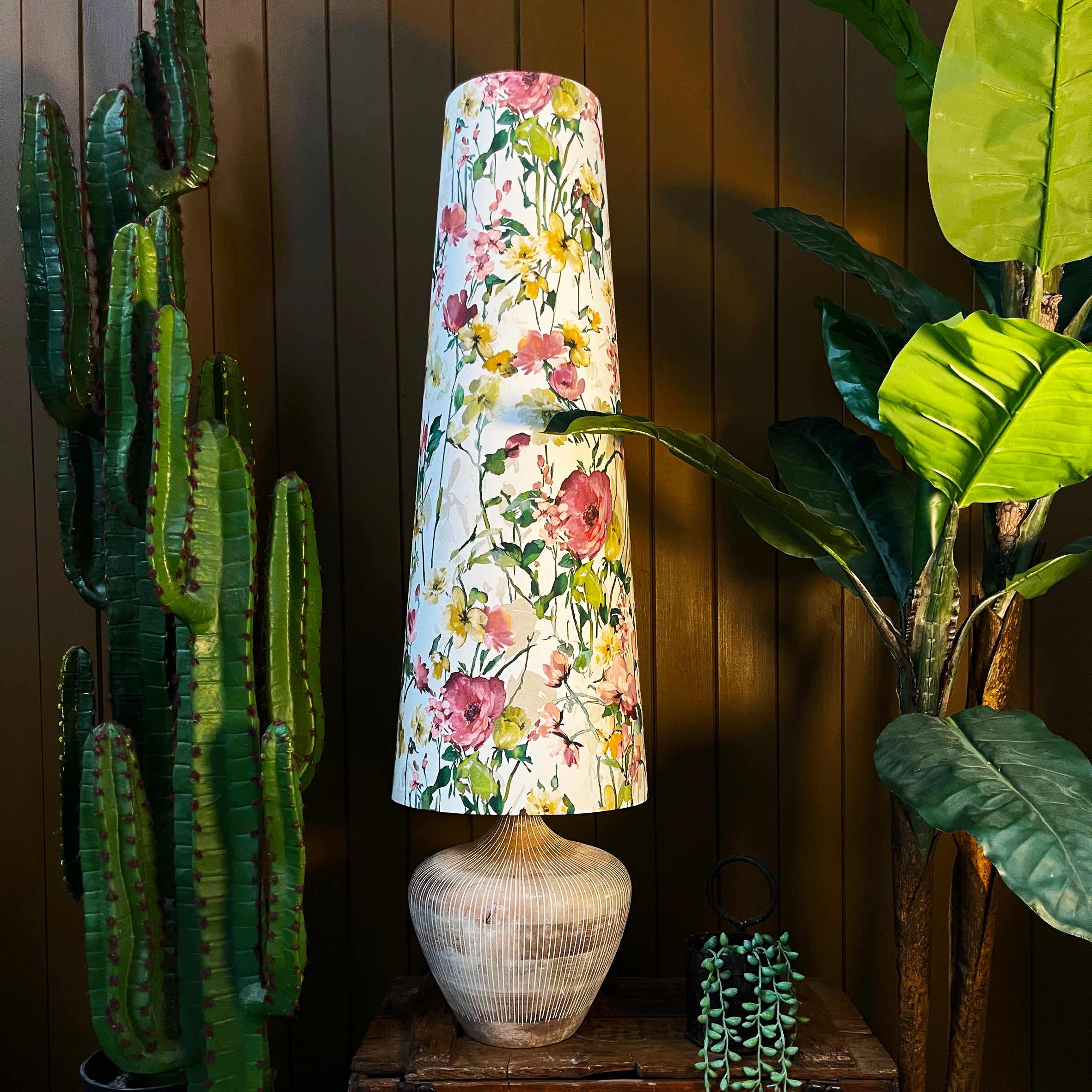 Hazy Meadow Linen Oversized Cone Lampshades in Salt – Love Frankie